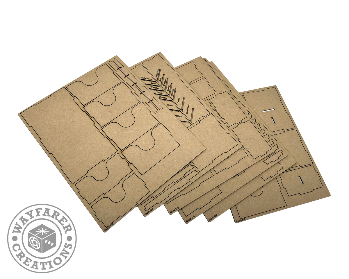 Earth Board Game Organizer Insert – Wayfarer Creations