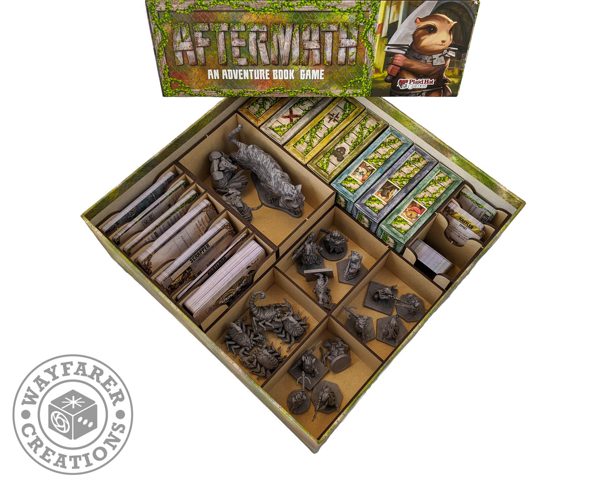 Aftermath Board Game Organizer Insert – Wayfarer Creations